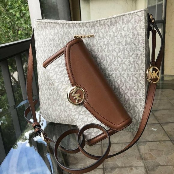 Bags | Leather Vanilla Baglong Wallet | Poshmark